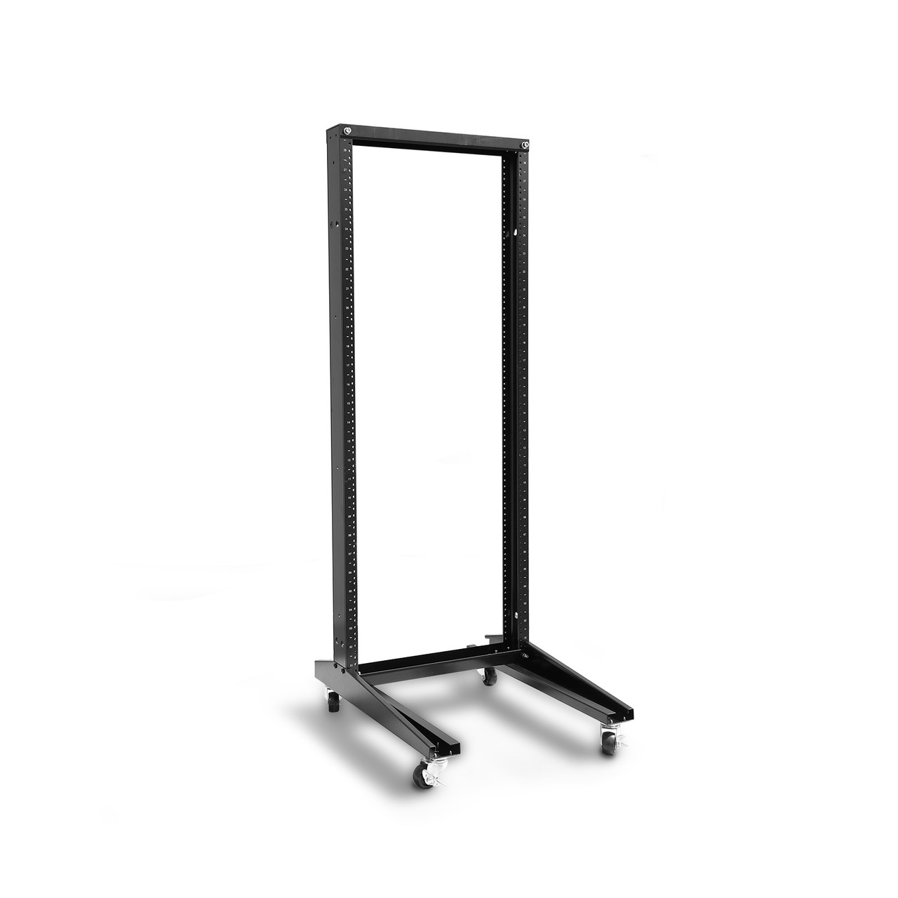 2 Post Server Rack: 42U Movable 19" 2 Post Server Rack Open Frame Heavy ...