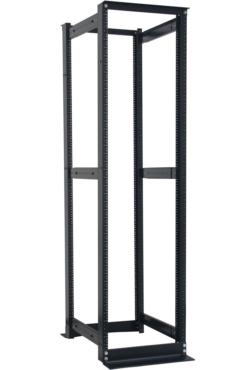 42U 4 Post Open Frame Server Rack 19" Adjustable Depth 23"-32" Aluminum ...