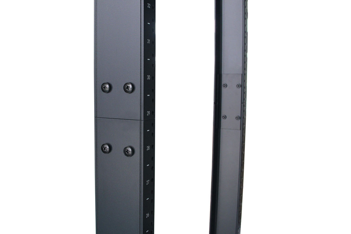 42U 4 Post Open Frame Server Rack 19" Adjustable Depth 23"-32" Aluminum ...