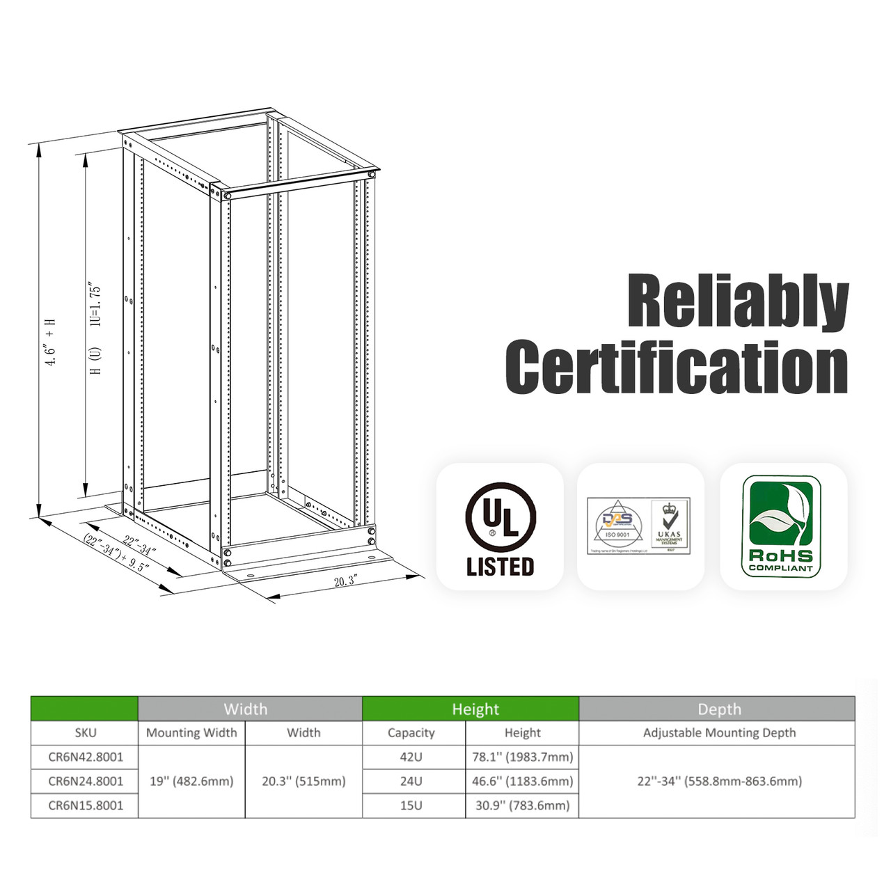 4 post server rack - NEW 27U 4 Post Open Frame Server Rack Enclosure 19 ...