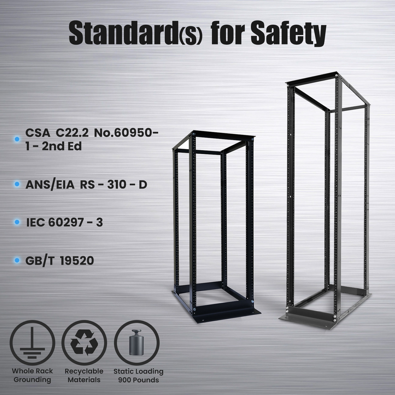 4 post server rack - NEW 27U 4 Post Open Frame Server Rack Enclosure 19 ...