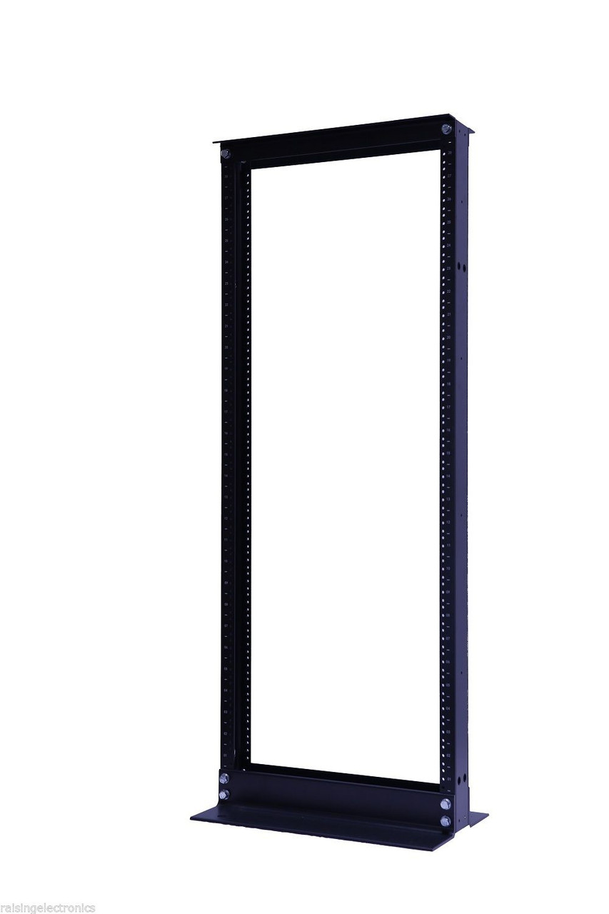4FT 19" 27U 2 Post Server Rack IT Network Data Server Rack Aluminum ...