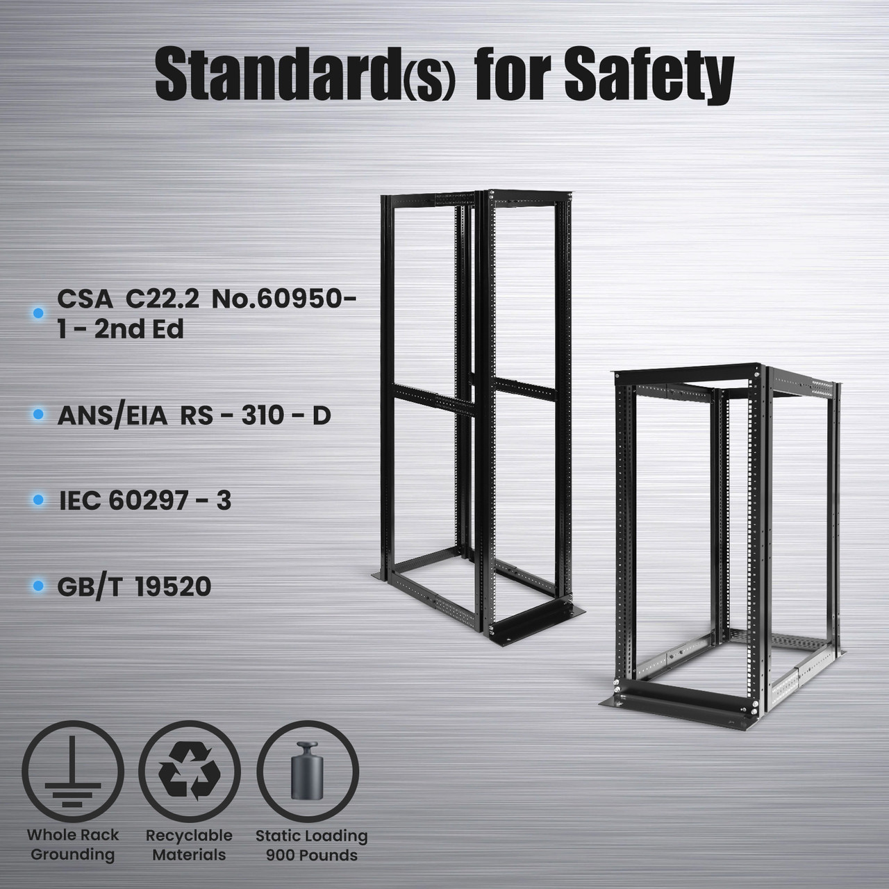 4 Post Server Rack 42u 4 Post Server Rack Open Frame Enclosure 19