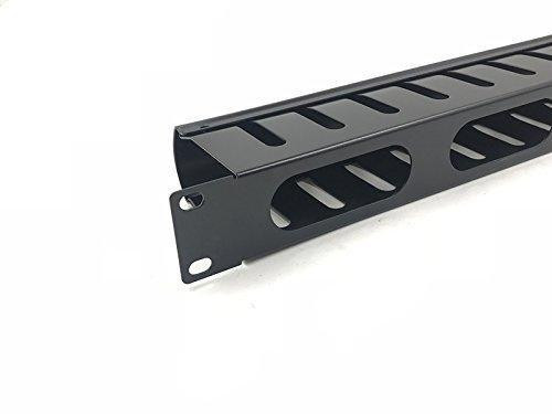 Raising Electronics1U Horizontal Rack Mount Metal Cable Management with ...