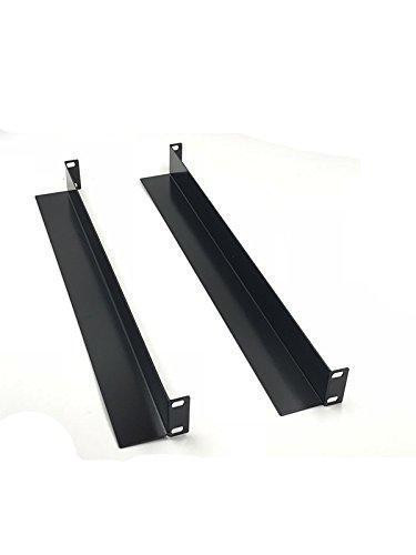 Raising Electronics Rack Mount Supporting Rails L-Shape 1 Pair 18.25 ...