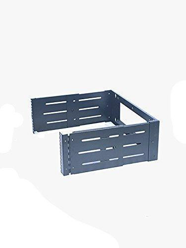 4U Wall Mount Open Frame 19'' Server Equipment Rack Threade 12-18 Inch ...