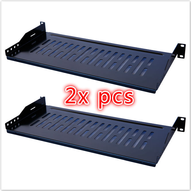 4 Pack-Cantilever Server Shelf Rack Mount 19" 1U 8"(210mm) Deep ...