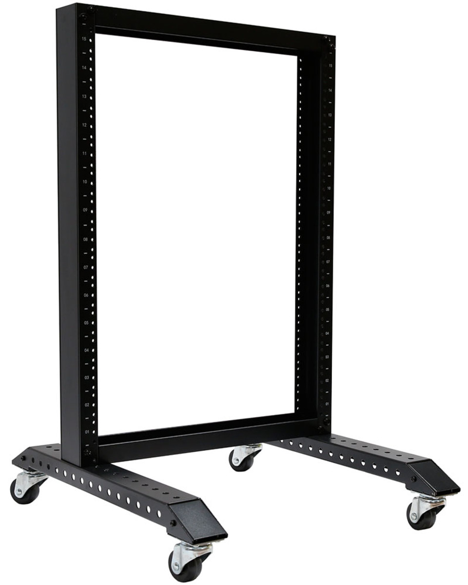 Raising Electronics 20U Movable 19'' 2 Post Open Frame Heavy Duty IT ...