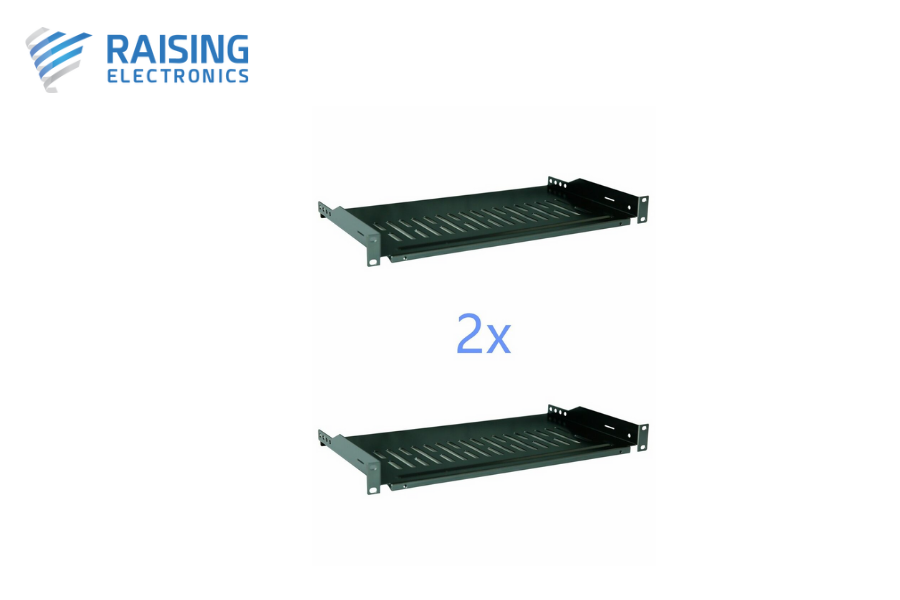19 Inch Rack Shelves: Low Profile, Vented and Solid including Middle ...