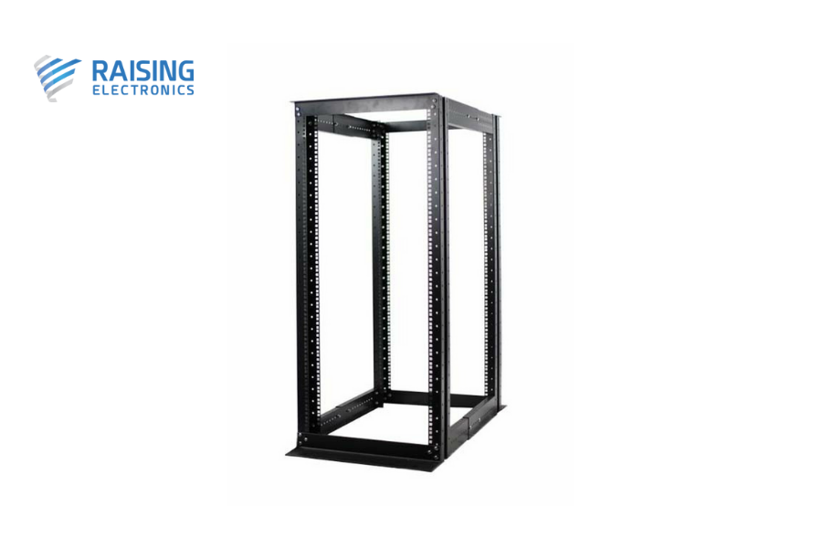 24U Open Frame Server Rack - Raising Electronics