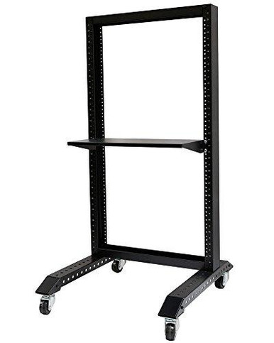 Raising Electronics 28U Movable 19'' 2 Post Open Frame Heavy Duty IT ...