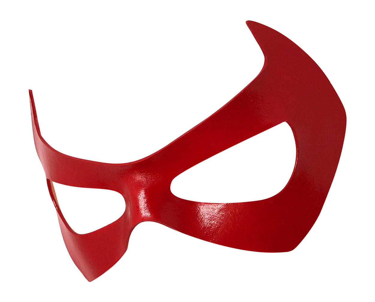 Red Hood Domino Mask – Jason Todd Leather Cosplay Mask | Mad Masks