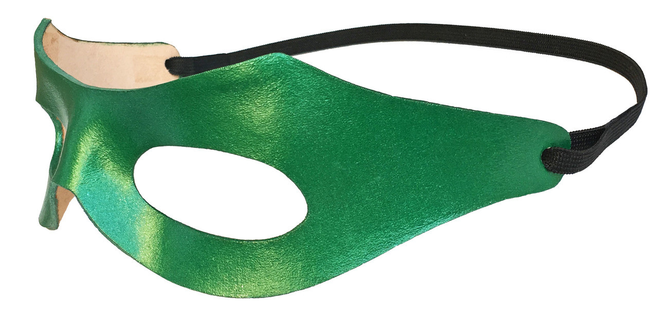 Riddler Mask | Green Eye Mask With Strap | Mad Masks