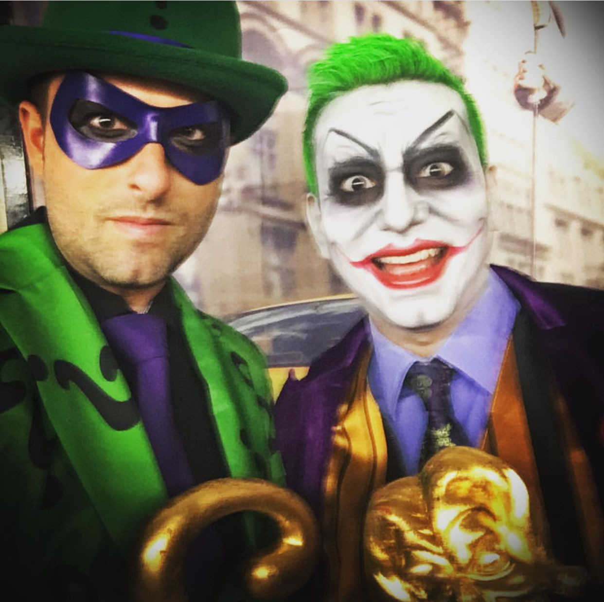 Riddler Purple Cosplay Mask | Mad Masks