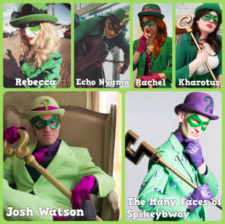 Riddler Green Cosplay Mask | Mad Masks