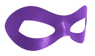 Riddler Purple Cosplay Mask | Mad Masks