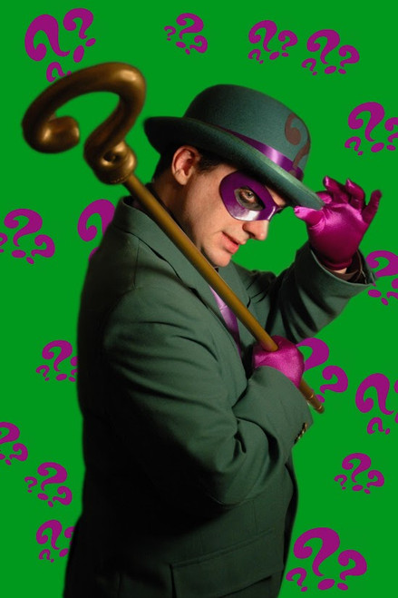 Riddler Purple Cosplay Mask | Mad Masks