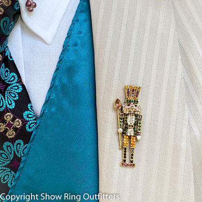 Nutcracker Magnetic Brooch - Show Ring Outfitters