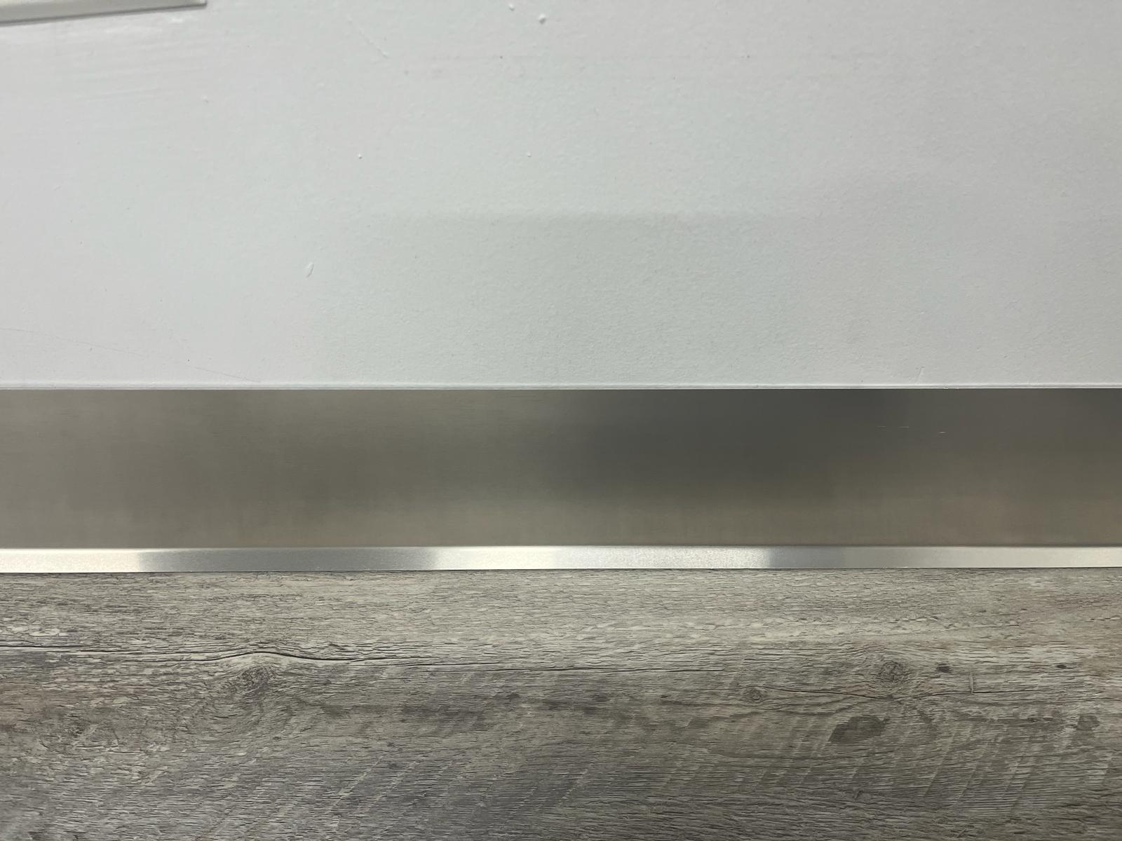 Aluminum Brushed 16 GA Wall Base 5052 H32