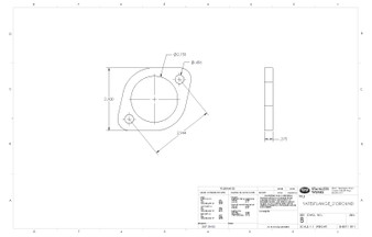 Ford SBF SC1 Header Flange