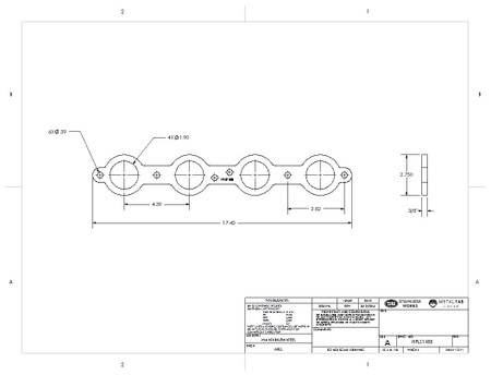 Chevrolet LS Header Flange
