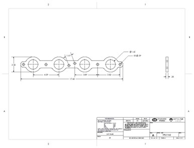 Chevrolet LS Header Flange