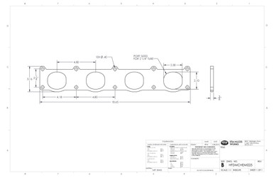 DMC Hemi Custom Race Header Flange – 10-Bolt
