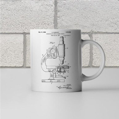 Microscope Patent Mug