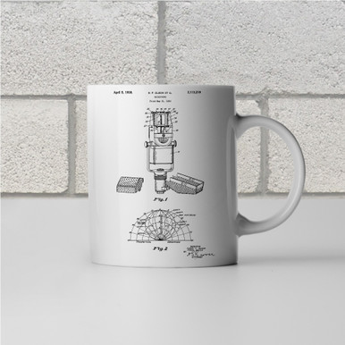 Studio Ribbon Microphone Patent Mug