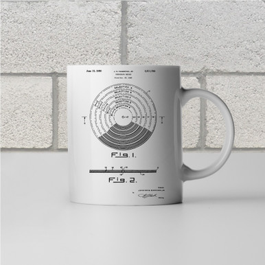 Vinyl Record Patent Mug