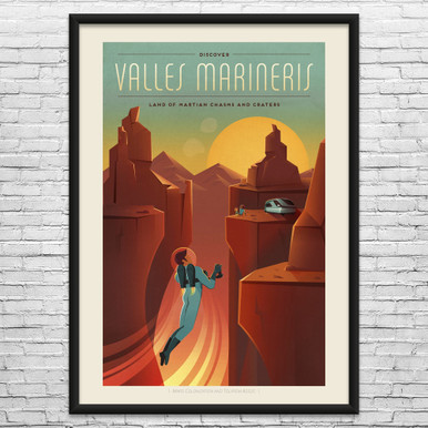 Mars Valles Marineris Space Tourism Wall Art