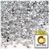 Rhinestones | Flatback | Round | 2mm | 2,500-pc | Clear | Crafts Outlet