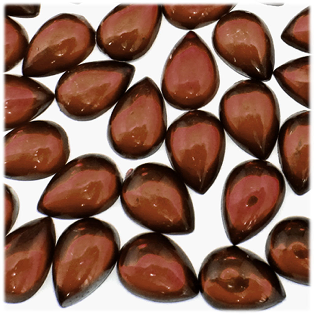 Rhinestones | Flatback | Teardrop | 13x18mm | 1,000-pc | Beer Brown ...