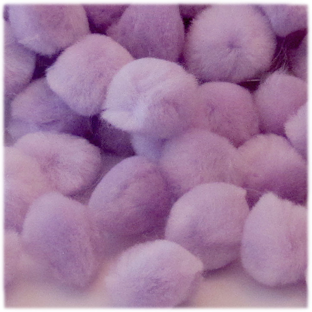 Acrylic Pom Pom | 51mm | 50-pc | Light Purple | Crafts Outlet