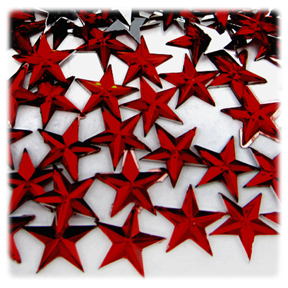 Rhinestones | Flatback | Star | 14mm | 1,000-pc | Devil Red Wine ...