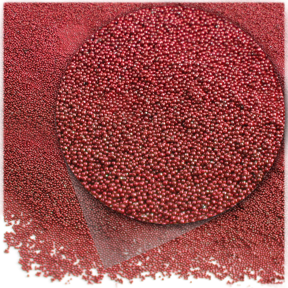 Glass Beads | Microbeads | Opaque | Metallic coated | 0.6mm | 1-oz ...