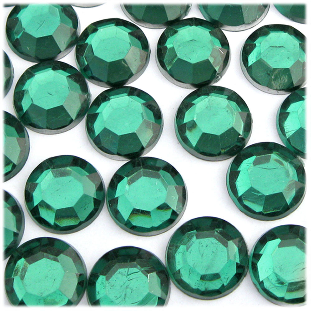 Rhinestones | Flatback | Round | 20mm | 1,000-pc |Emerald Green ...