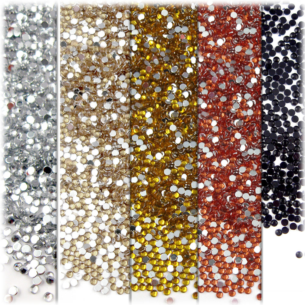 20-Pack Set (20X - 5 |000-Piece) | 1.5mm Rhinestones | Platinum Master Set
