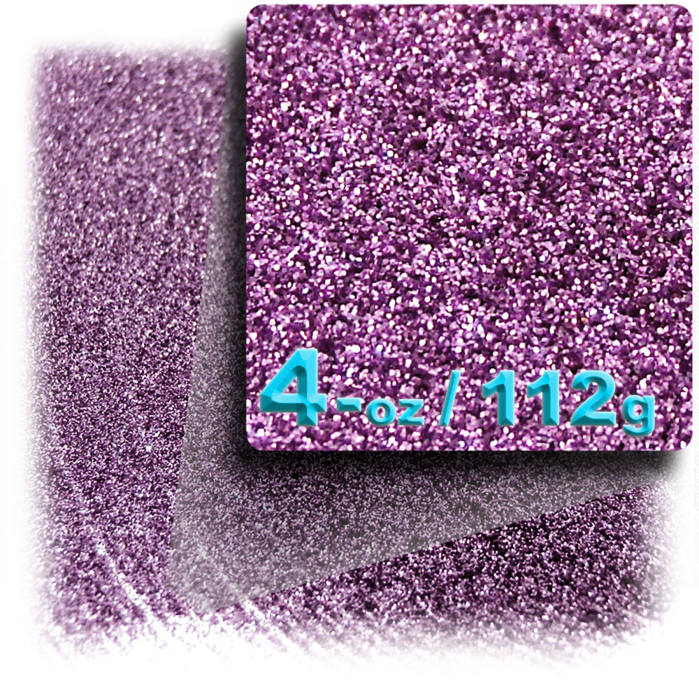 Glitter| Metallic| Fine| 0.008in| 4-OZ| Lavender