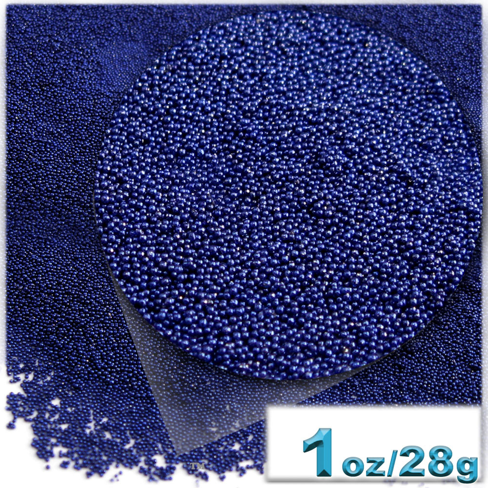 Glass Beads | Microbeads | Opaque | Metallic coated | 0.6mm | 1-oz ...
