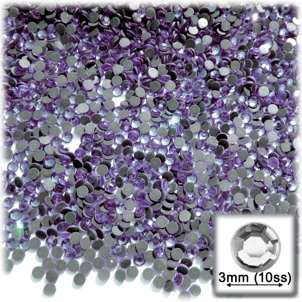Rhinestones | Hotfix | DMC | Glass Rhinestone | 4mm | 144-pc | Charcoal ...