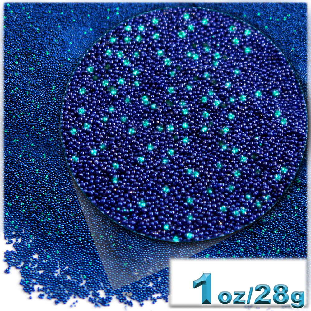 Glass Beads | Microbeads | Opaque | Metallic coated | 0.6mm | 1-oz ...
