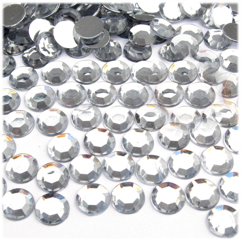 Rhinestones | Flatback | Rectangle | 9mm | 1,000-pc | Clear | Crafts Outlet