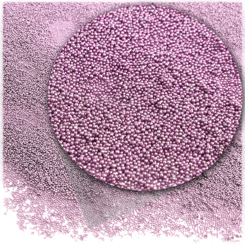 Glass Beads | Microbeads | Opaque | Metallic coated | 0.6mm | 4OZ ...