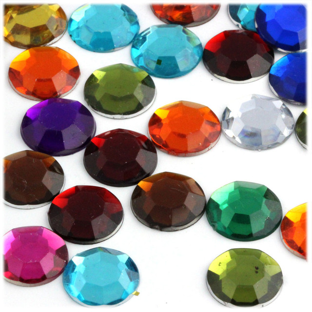 Rhinestones | Flatback | Oval | 13x18mm | 72-pc | Teal Blue | Crafts Outlet
