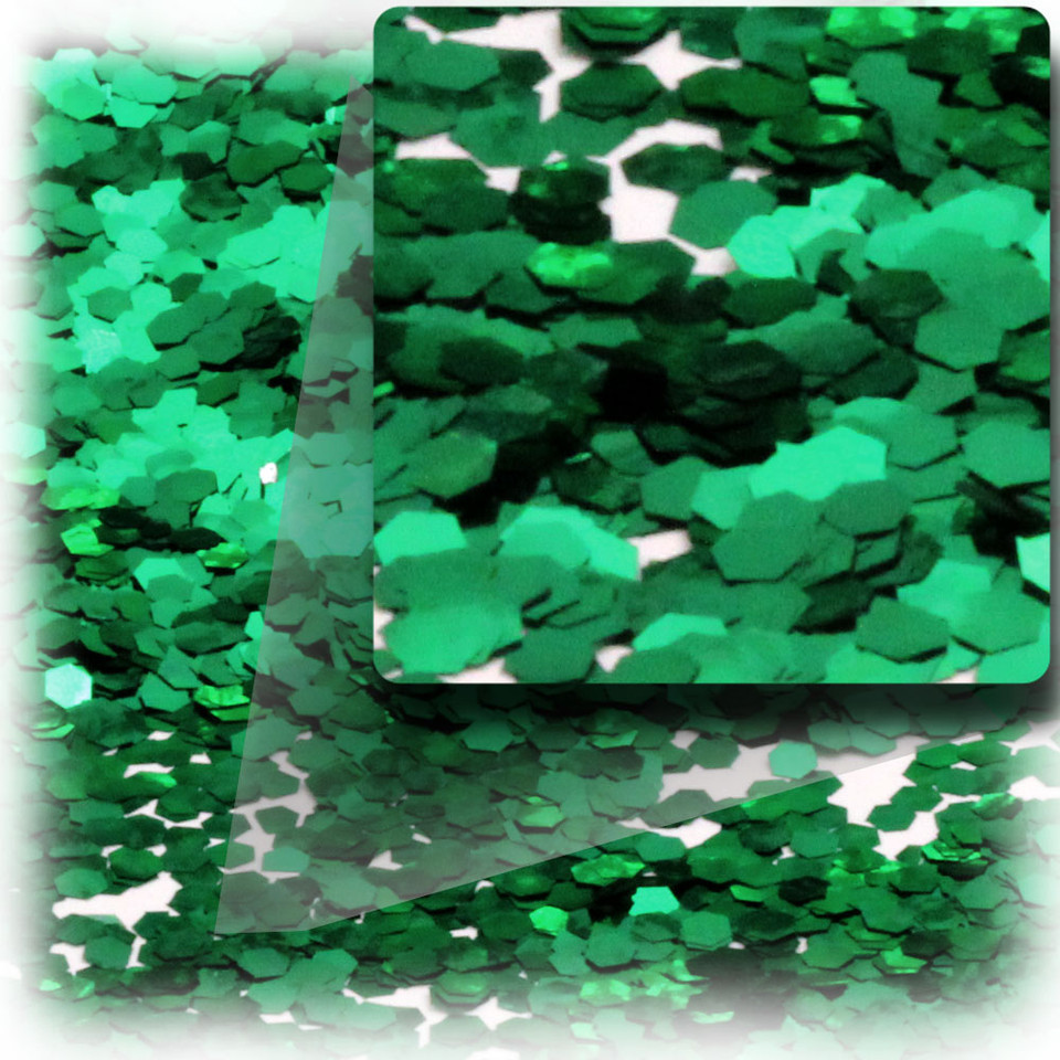 Glitter| Metallic| Fine|0.040in| 1-oz| Emerald Green