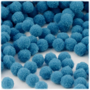 Acrylic Pom Pom | 12mm | 50-pc | Ocean Blue | Crafts Outlet