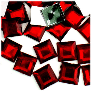 Rhinestones | Flatback | Square | 14mm | 1,000-pc |Devil Red Wine ...
