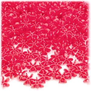 Starflake bead | SnowFlake | Cartwheel | Opaque | 10mm | 100-pc | Red ...