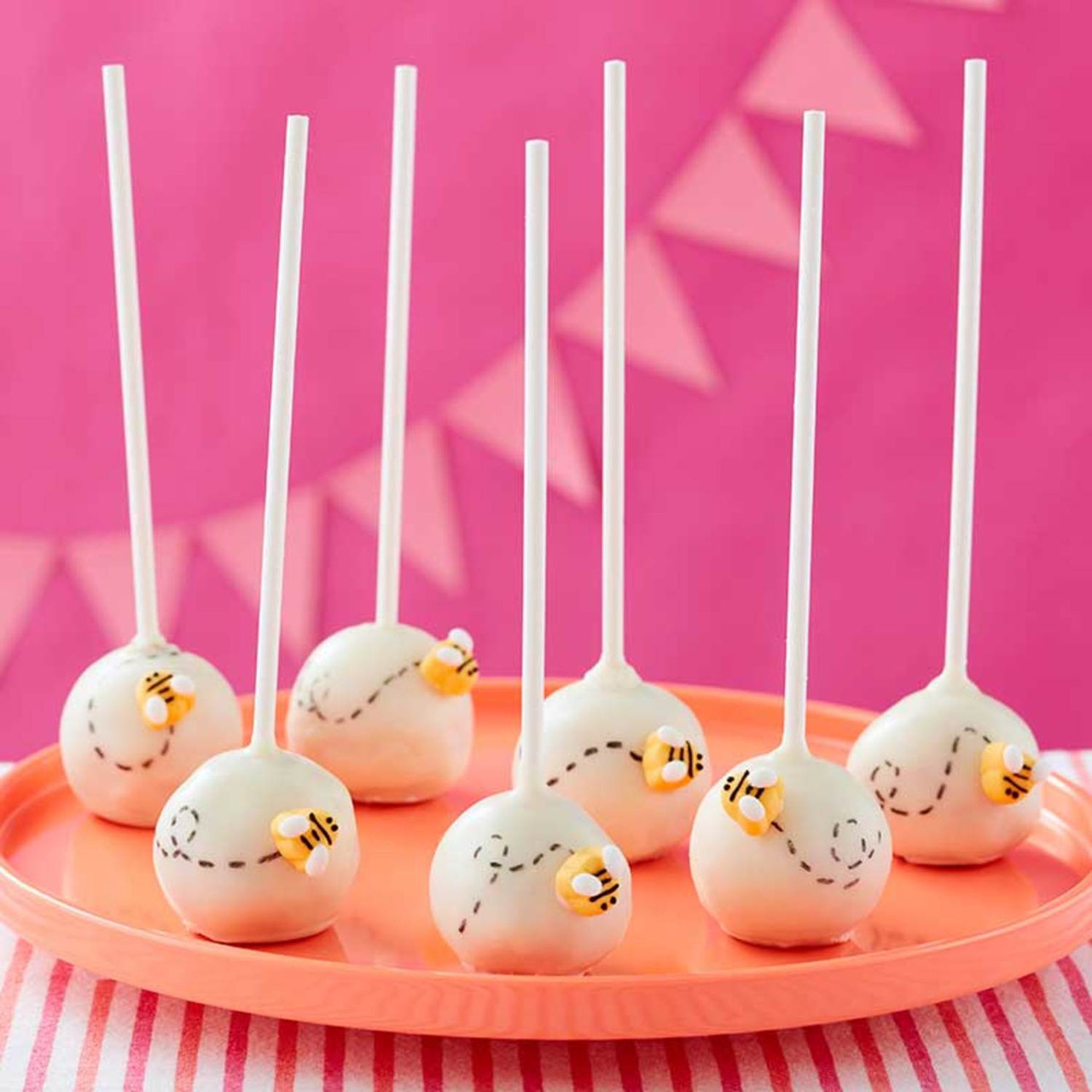 Busy Bee Donut Cake Pops - Wilton